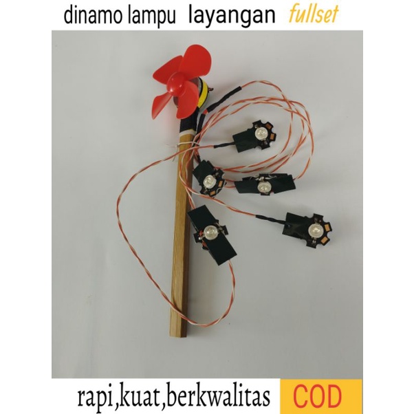 Jual dinamo layang layang 5led hpl hijau/super terang | Shopee Indonesia