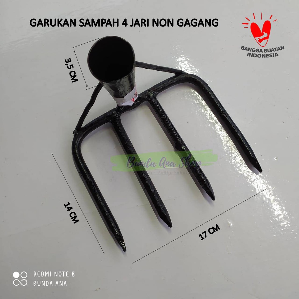 Jual Mata Garukan Sampah 4 Jari - Cangkrang Garpu sampah non Gagang ...