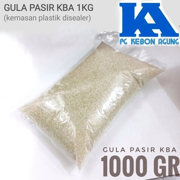 Jual Gula Pasir/ Gula Pasir KBA/ Gula Pasir Timbangan 1Kg/ Gula 1KG KBA | Shopee Indonesia