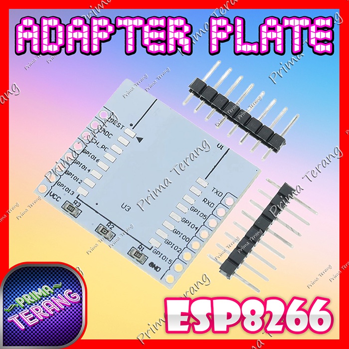 Jual ESP8266 Adapter Plate For ESP07 ESP08 ESP12 ESP12E ESP12F ESP14 ...