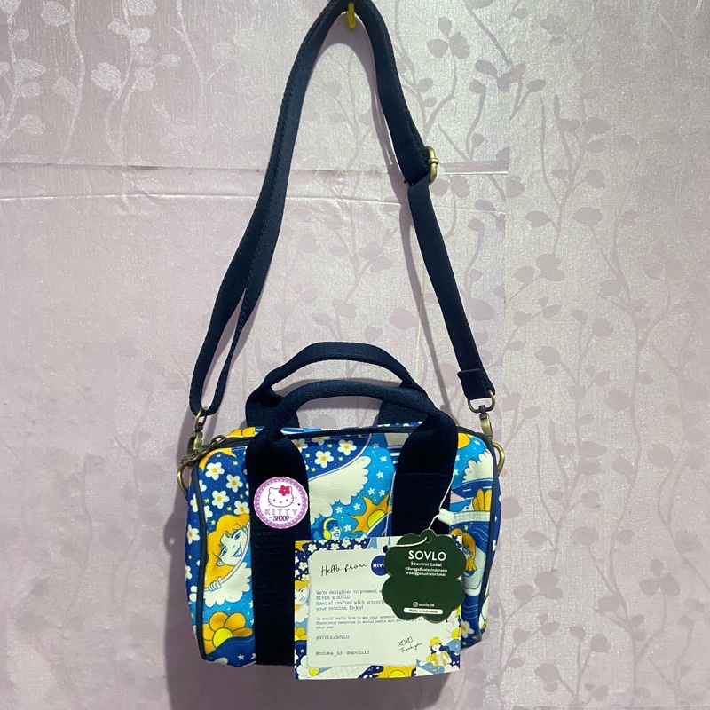 Jual Sovlo Mini Carla Canvas - Tas Selempang Wanita | Shopee Indonesia