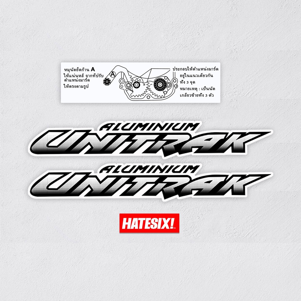 Jual Sticker stiker Decal Mekanisme SUPER KIPS dan Aluminium UniTrack ...