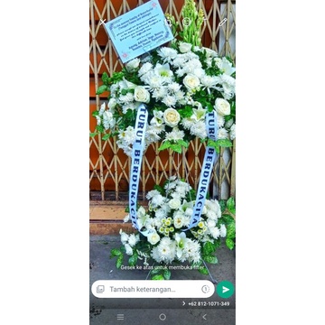 Jual STANDING FLOWER MEDAN UCAPAN TURUT BERDUKACITA BUNGA SEGAR DI ...