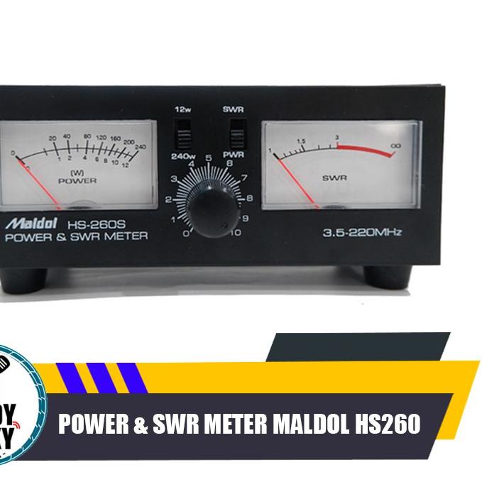 Jual SALE Power & SWR Meter Maldol HS260 - MALDOL HS-260S|KD3 | Shopee Indonesia