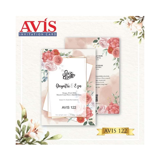 Jual Avis 122 Blanko Undangan | Undangan Murah | Blangko Undangan ...