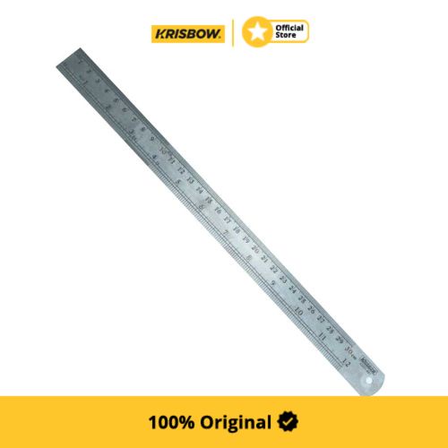 Jual Krisbow Steel Rule Penggaris Besi 30cm | Shopee Indonesia