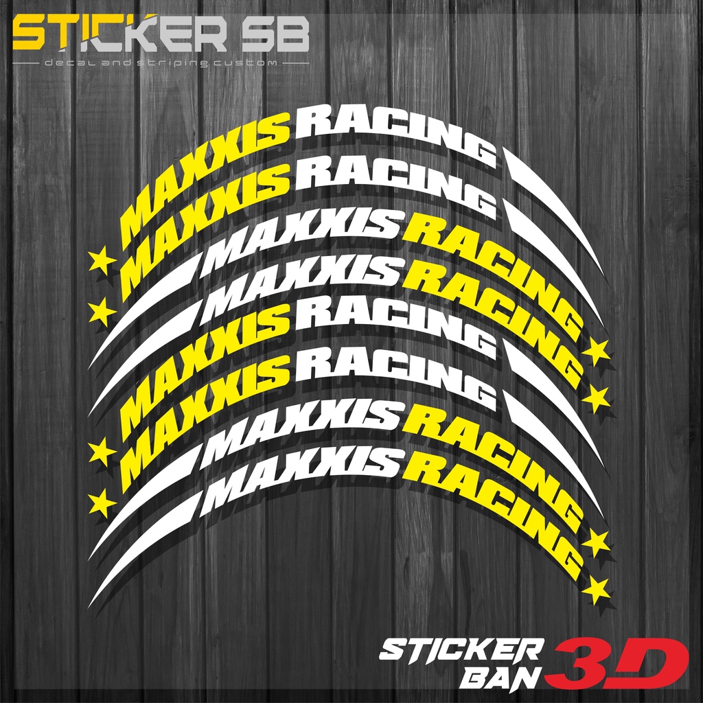 Jual Stiker Ban - Stiker Tire Bomb / Stiker Font Ban sticker ban 3D ...