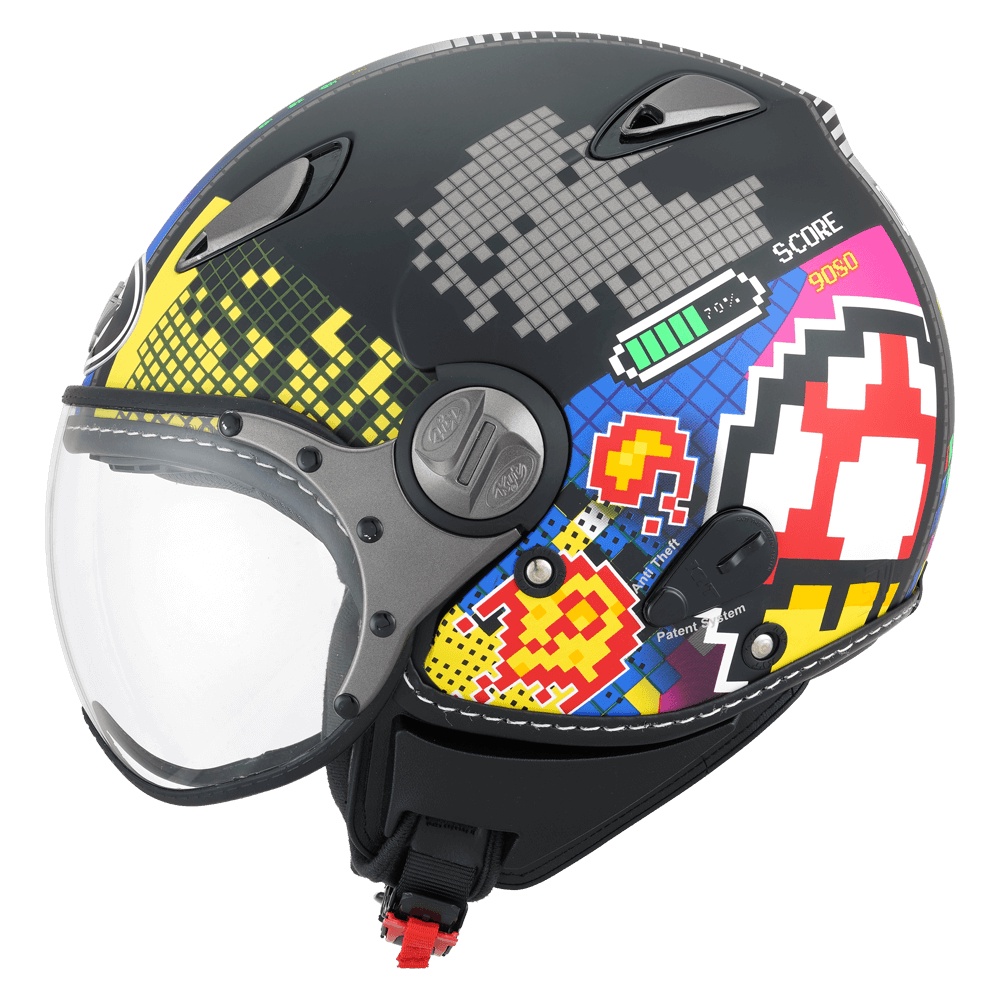 Jual HELM KYT ELSICO #7 - BLACK MATT/YELLOW/RED | Shopee Indonesia