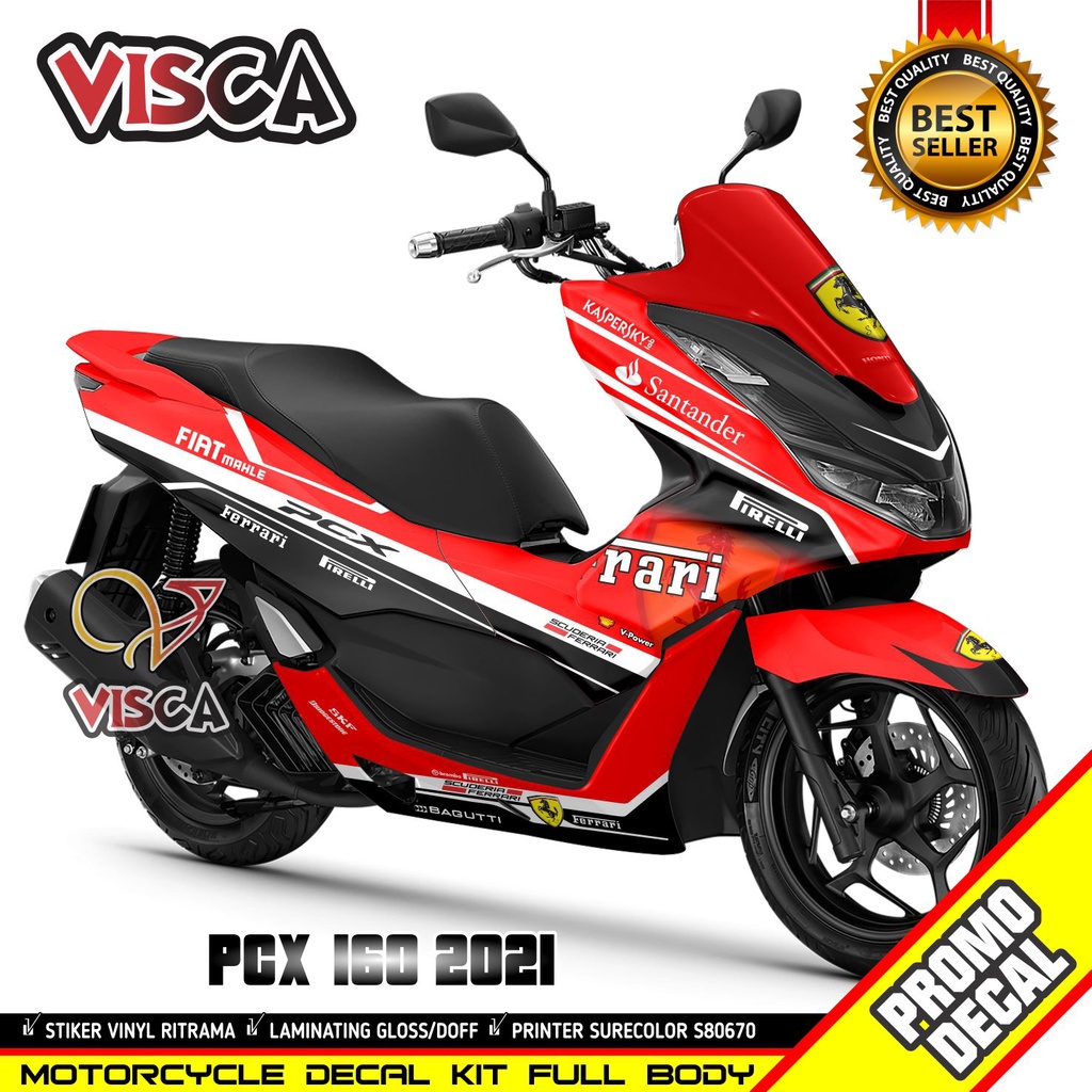 Jual Stiker Pcx 160 Terbaru 2022 Decal Pcx 160 Full Body Stiker Pcx 160 ...
