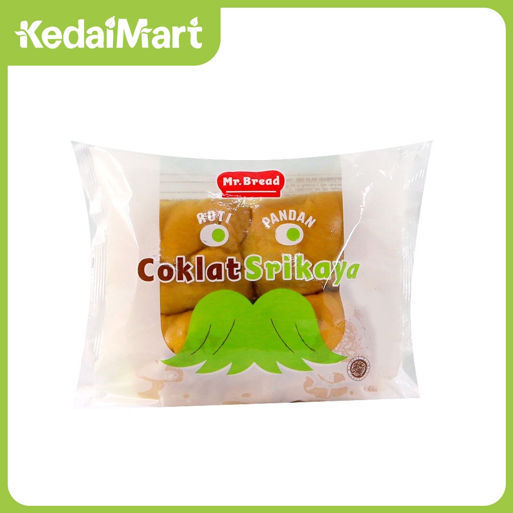 Jual Mr. Bread Roti Kasur Isi 4 Pandan Coklat Srikaya | Shopee Indonesia