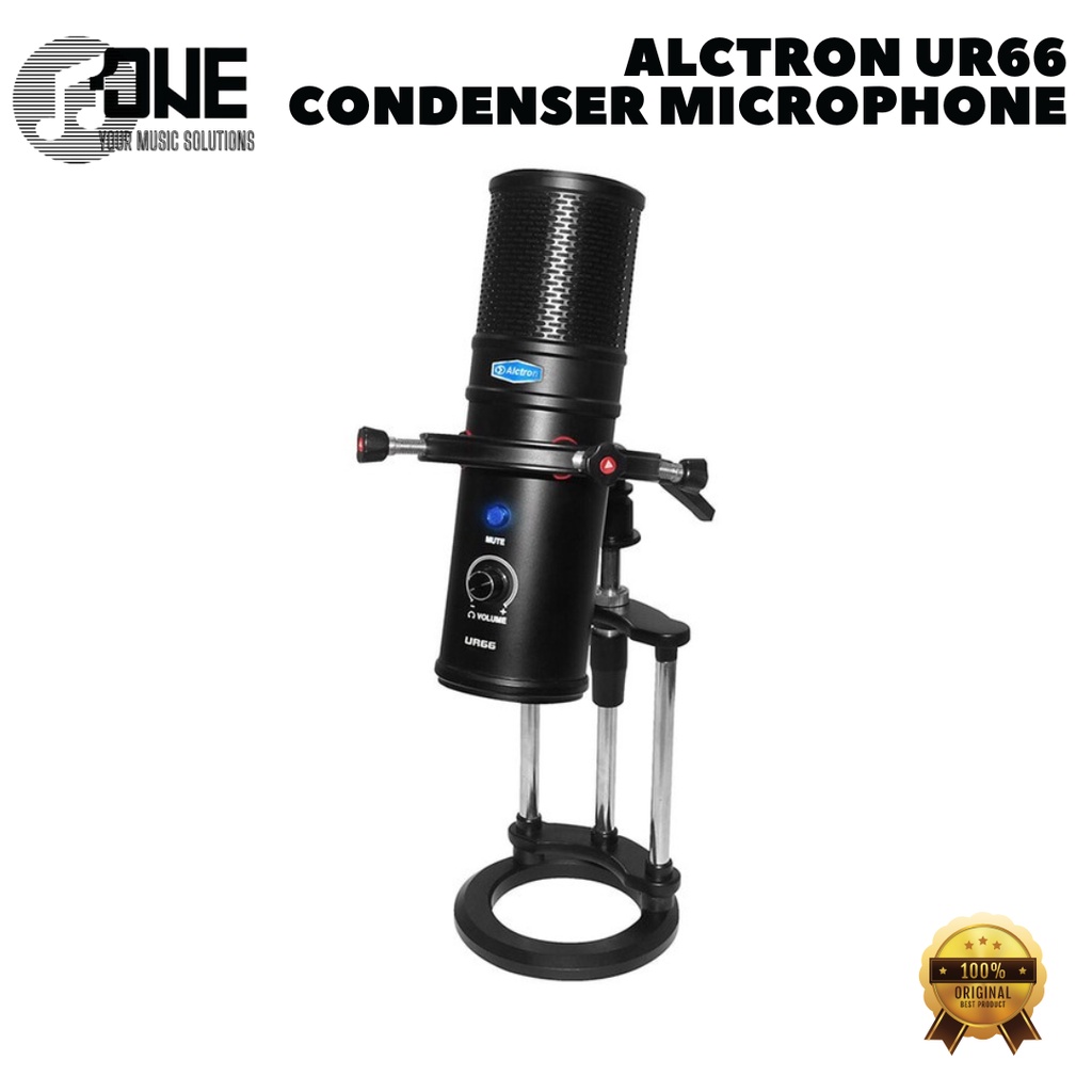 Jual Alctron UR66 UR 66 Condenser USB Mic Microphone Recording Original | Shopee Indonesia