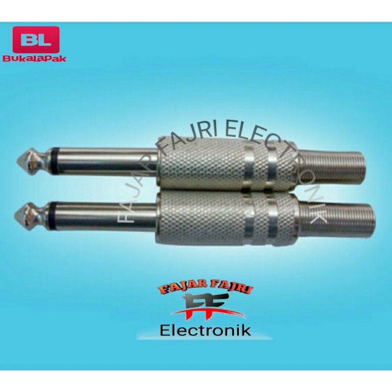 Jual JACK AKAI MONO BESI SILVER JEK MIC MONO BESI jek 6.5 mm | Shopee ...