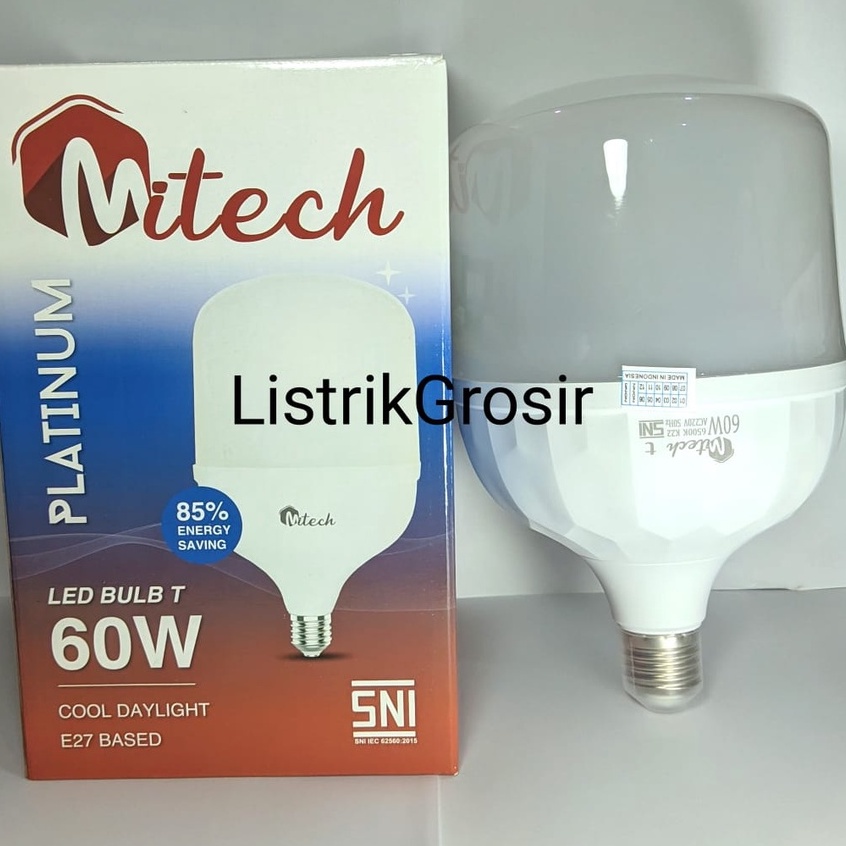 Jual Capsule Lampu Led MITECH PLATINUM T Bulb 60w 60 Watt Bohlam Led Kapsul | Shopee Indonesia