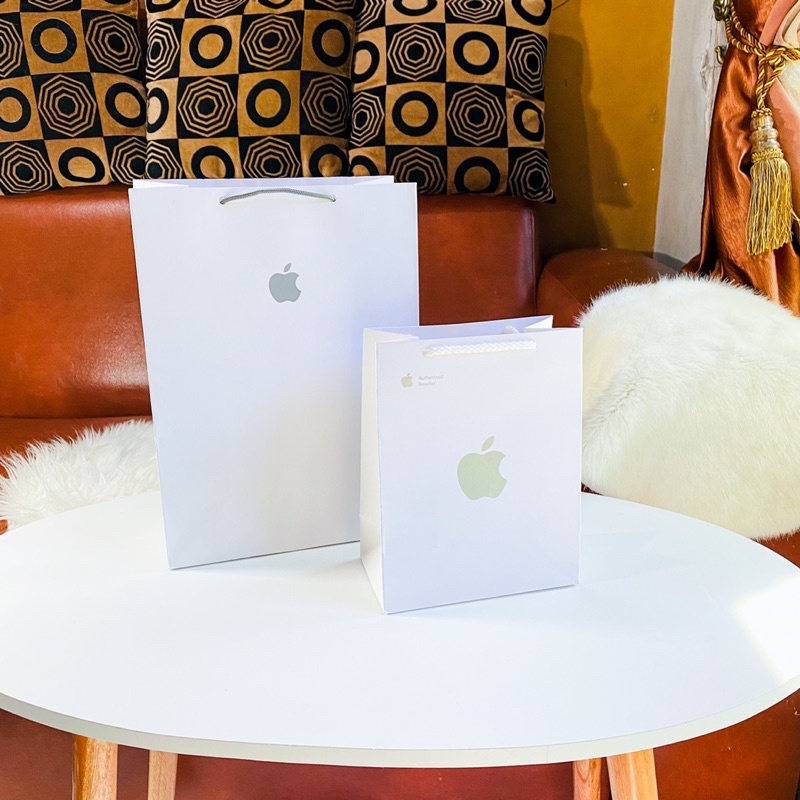 Jual Paperbag Apple Bungkus Kado Hampers Paper Bag Iphone | Shopee ...
