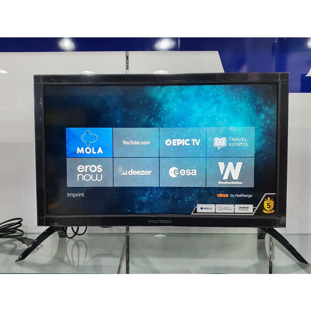 Jual POLYTRON LED TV SMART 24" PLD 24CV1869 | Shopee Indonesia