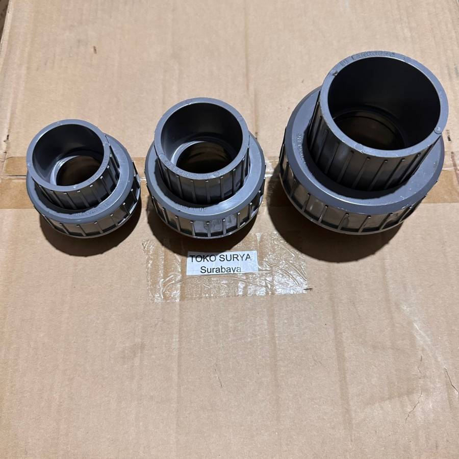Jual Water Mur 1 1/2 inch LANGGENG Watermur Watermor Union Socket PVC ...