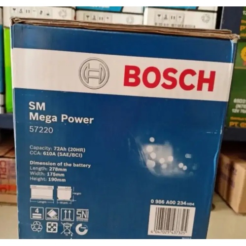 Jual aki mobil DIN 57220 kering BOSCH BMW | Shopee Indonesia