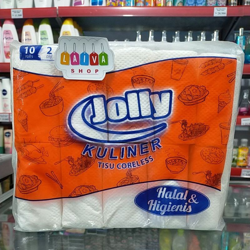 Jual JOLLY KULINER TISU CORELES ISI 10 ROLL tissue toilet jolly mantap ...