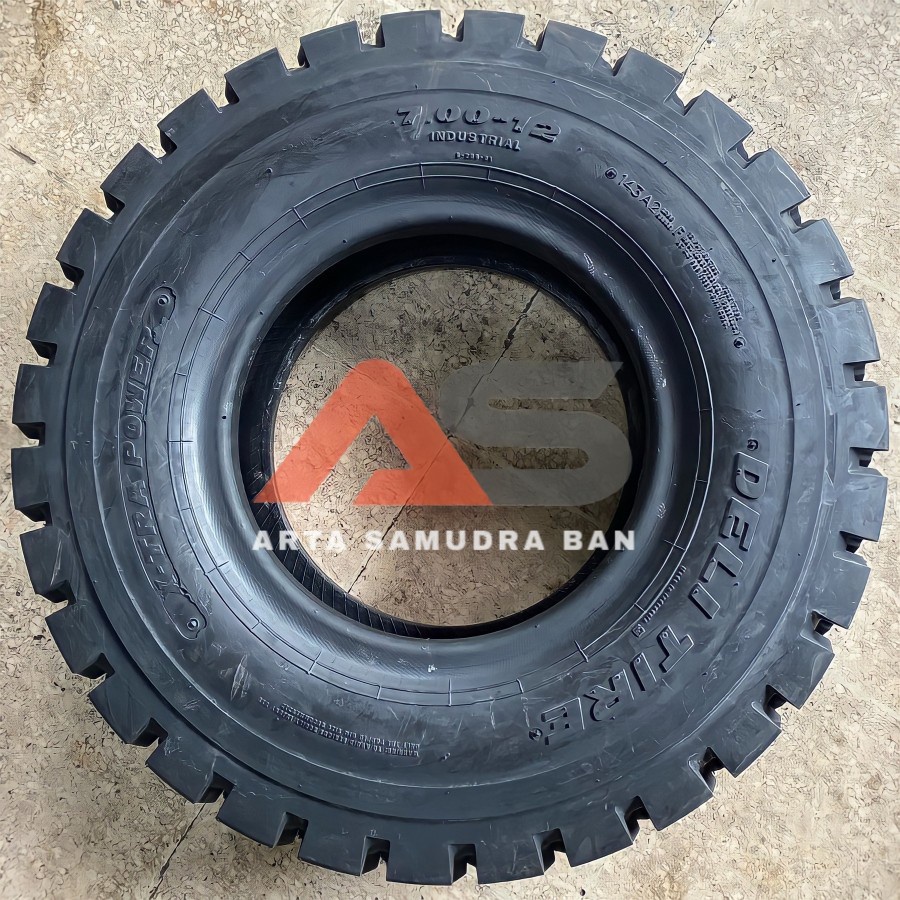 Jual Ban Forklift Hidup Swallow Deli Tire Xtra Power 700 7.00 - 12 12PR | Shopee Indonesia