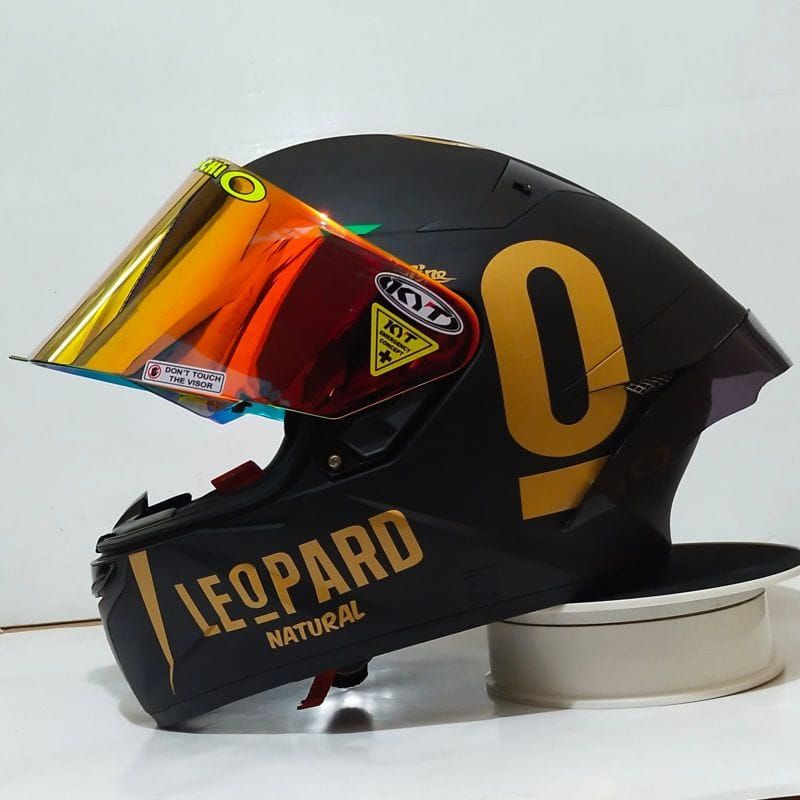 Jual Helm Full Face KYT TT Course Black Doft Matt Hitam Doff Paket ...