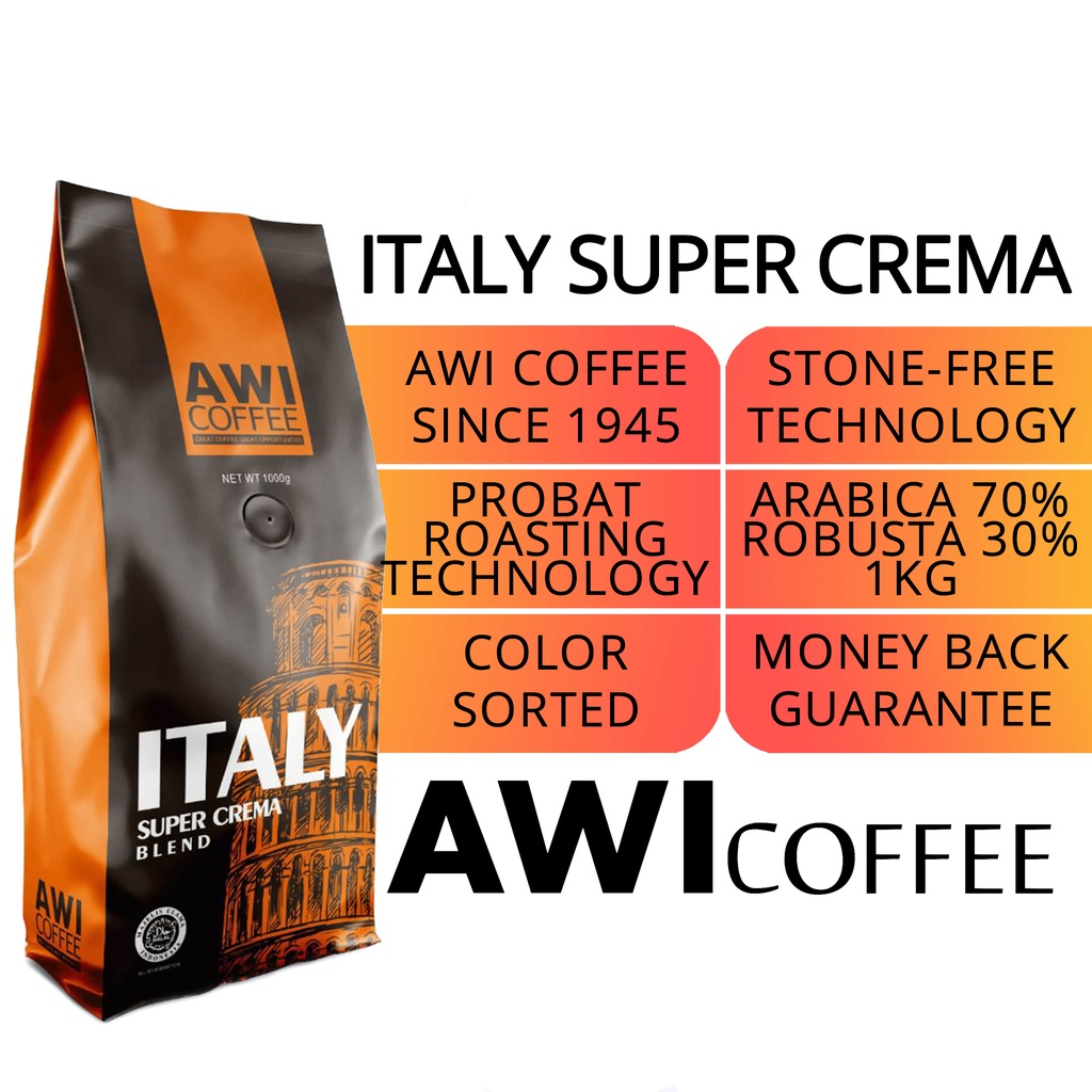 Jual KOPI SIDIKALANG | ITALY SUPER CREMA 1 Kg BIJI | Arabica Robusta ...