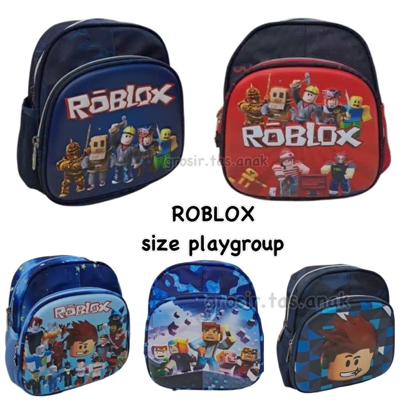Jual TAS ROBLOX PLAYGROUP tas sekolah anak paud playgroup ROBLOX ...
