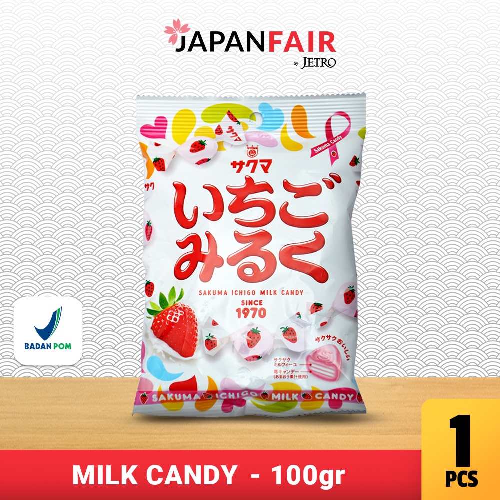 Jual Permen Jepang Sakuma Ichigo Milk Candy 100 Gr | Shopee Indonesia