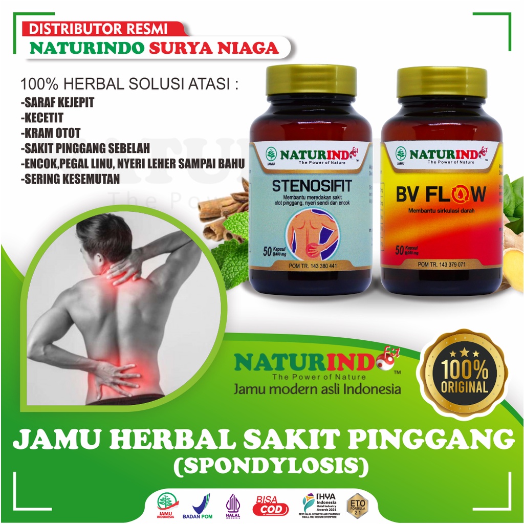 Jual Obat Sakit Pinggang Saraf Kejepit Belakang Syaraf Kejepit Pinggang ...