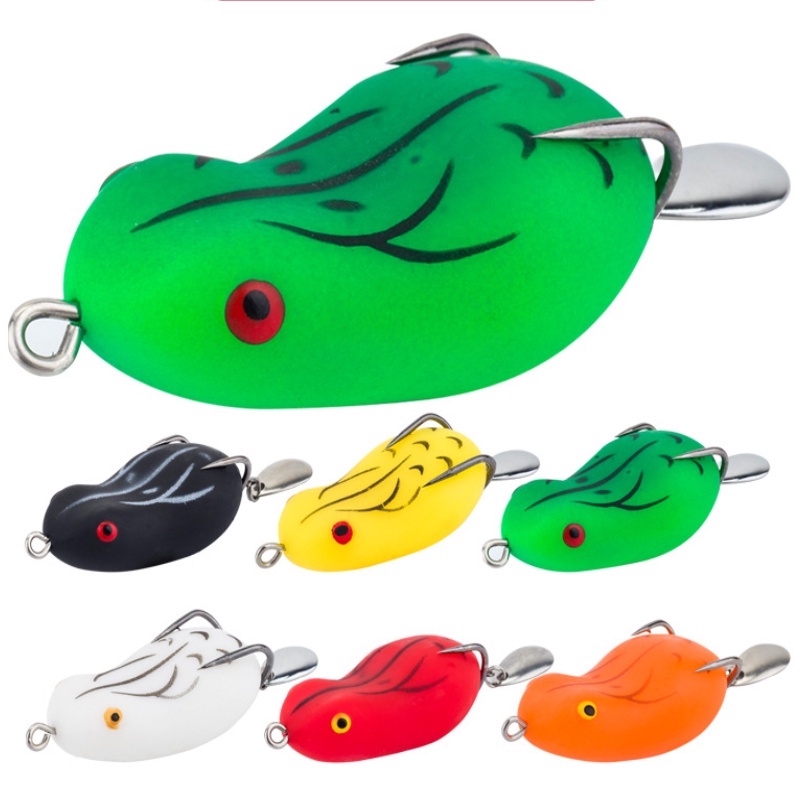 Jual SOFT FROG BAIT LURE DOUBLE HOOK 5CM/9GRAM HIGH DURABLE | Shopee ...