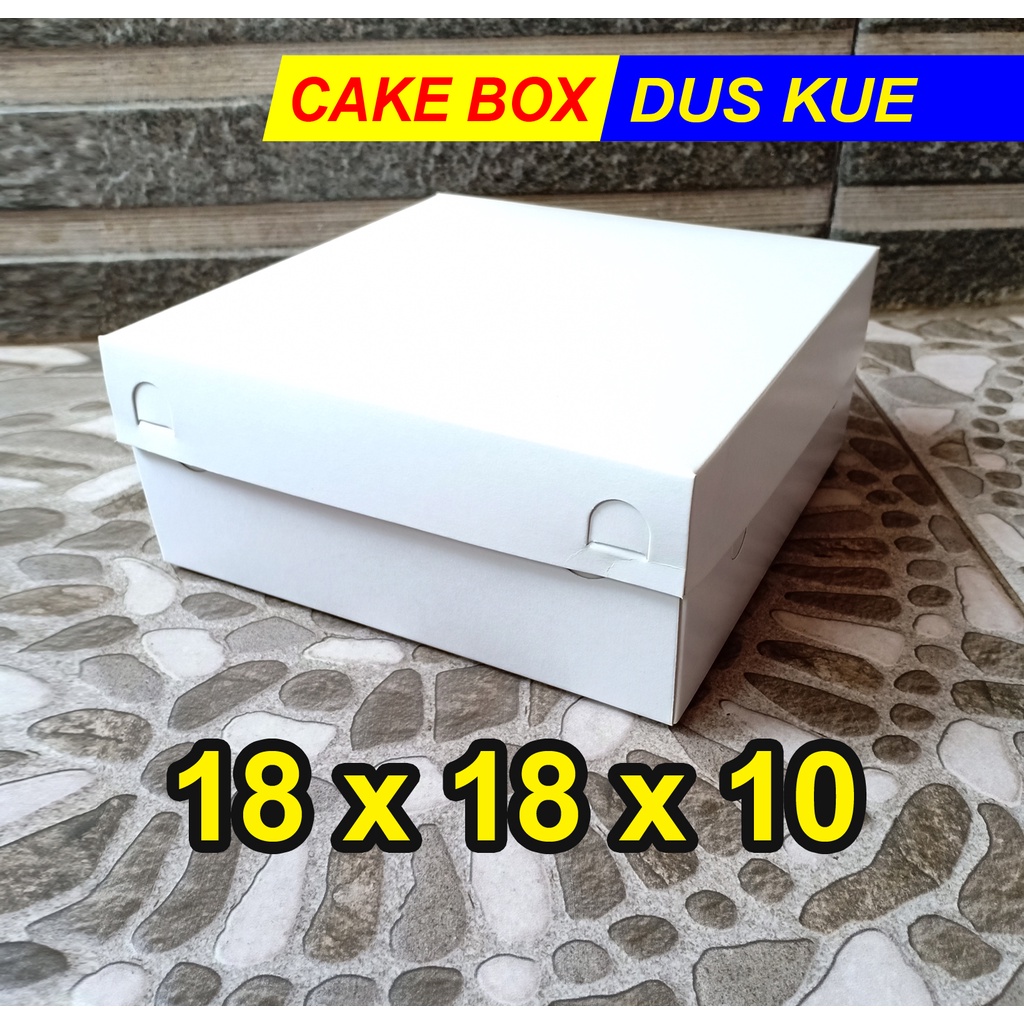 Jual Dus 18x18x10/ 18x18/ 18x18x10/ Dus Nasi / Dus Kue/ Box Roti / Dus ...