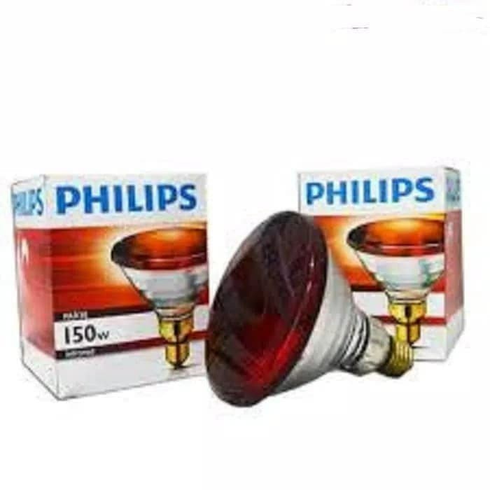 Jual Lampu Terapi Infrared Bohlam Infra Merah Lampu Kesehatan 150W Philips 019 | Shopee Indonesia