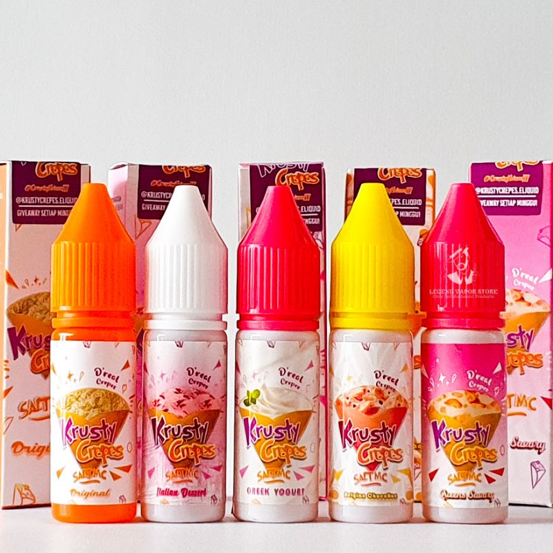 Jual SALT NIC - LIQUID KRUSTY CREPES 15ML 30MG AUTHENTIC | Shopee Indonesia