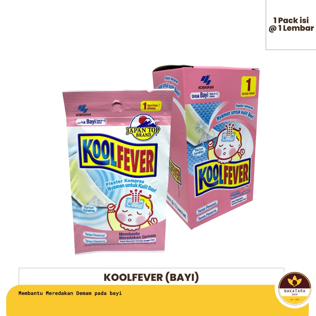 Jual KOOLFEVER BAYI KEMASAN 1 LEMBAR (PINK) | Shopee Indonesia