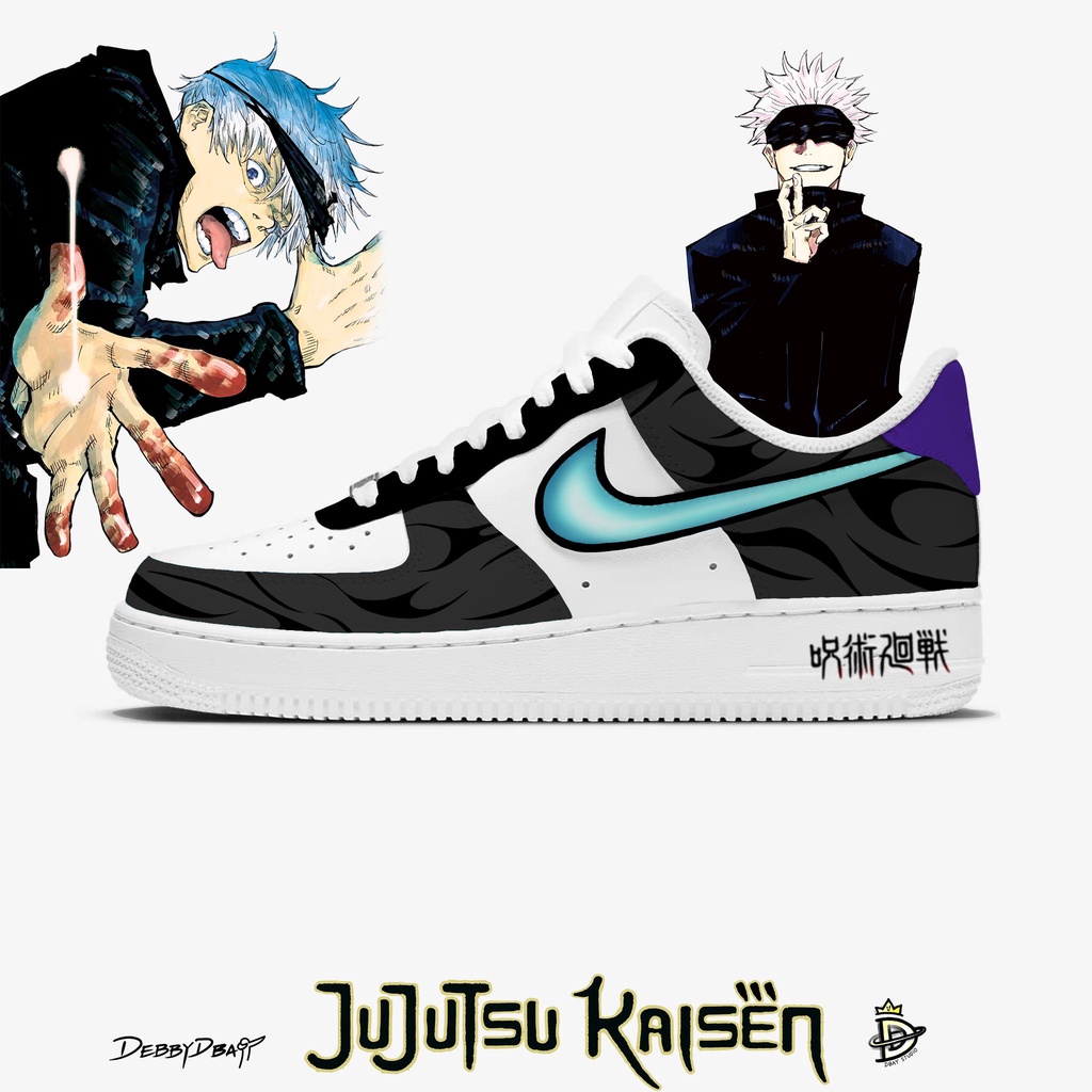 Jual NIKE AF1 JJK GOJO SATORU CUSTOM | Shopee Indonesia