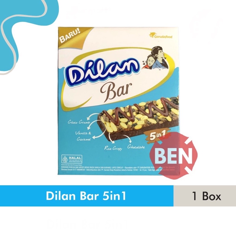 Jual Dilan BAR 5in1 Cokelat Krispi Karamel PACK (isi 12 pcs) | Shopee ...