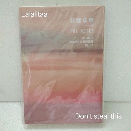 Jual 花樣年華 BTS HYYH THE NOTES Pt 1 (BUKU ENGLISH VERSION) | Shopee Indonesia
