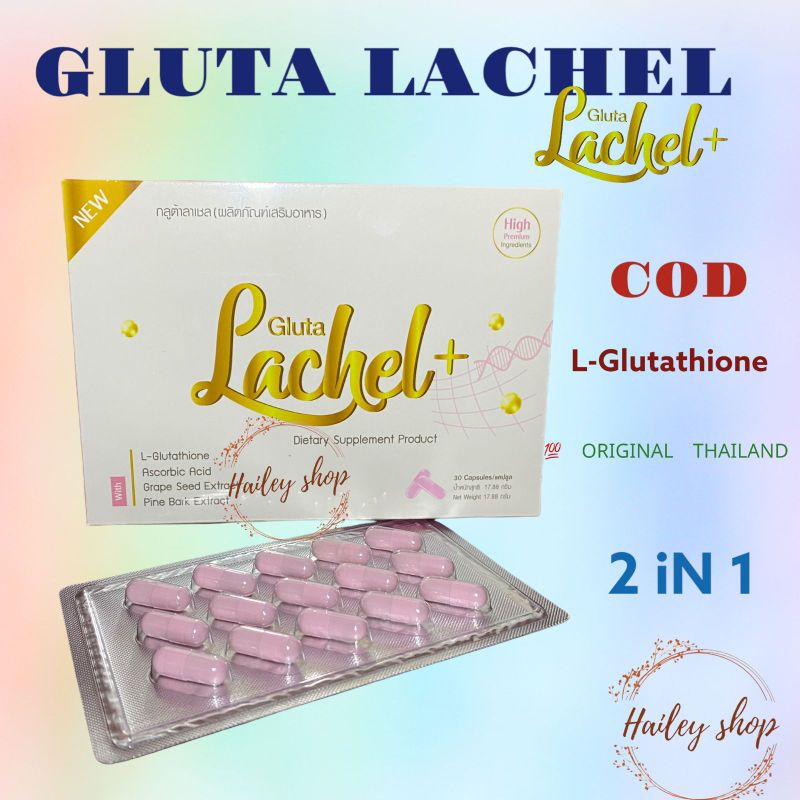 Jual GLUTA LACHEL + 100% ORIGINAL THAILAND | Shopee Indonesia