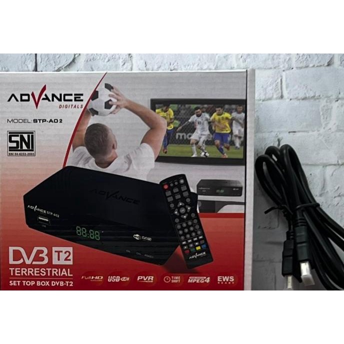 Jual Setup Box TV Digital Receiver Penerima Siaran Full HD Advance STP ...