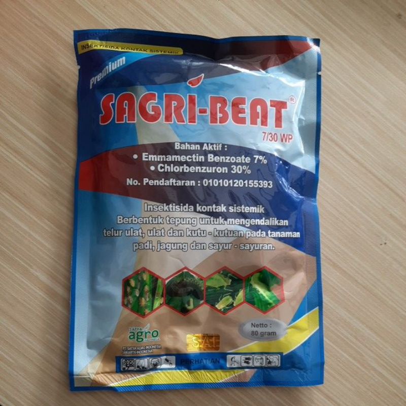 Jual Insektisida SAGRI BEAT 7/30 WP 80Gram + BM Stick (Perekat ...