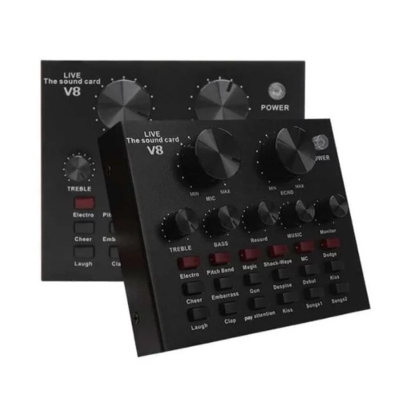 Jual Sound card V8 Mixer SoundCard V8 MIXER Audio USB External ...
