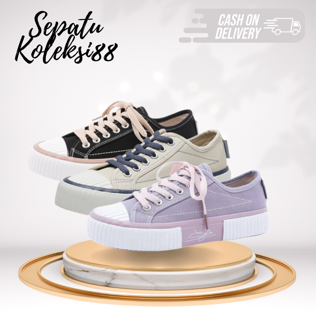 Jual Sepatu sneakers wanita Fashion Premium Design Quality Bertali ...