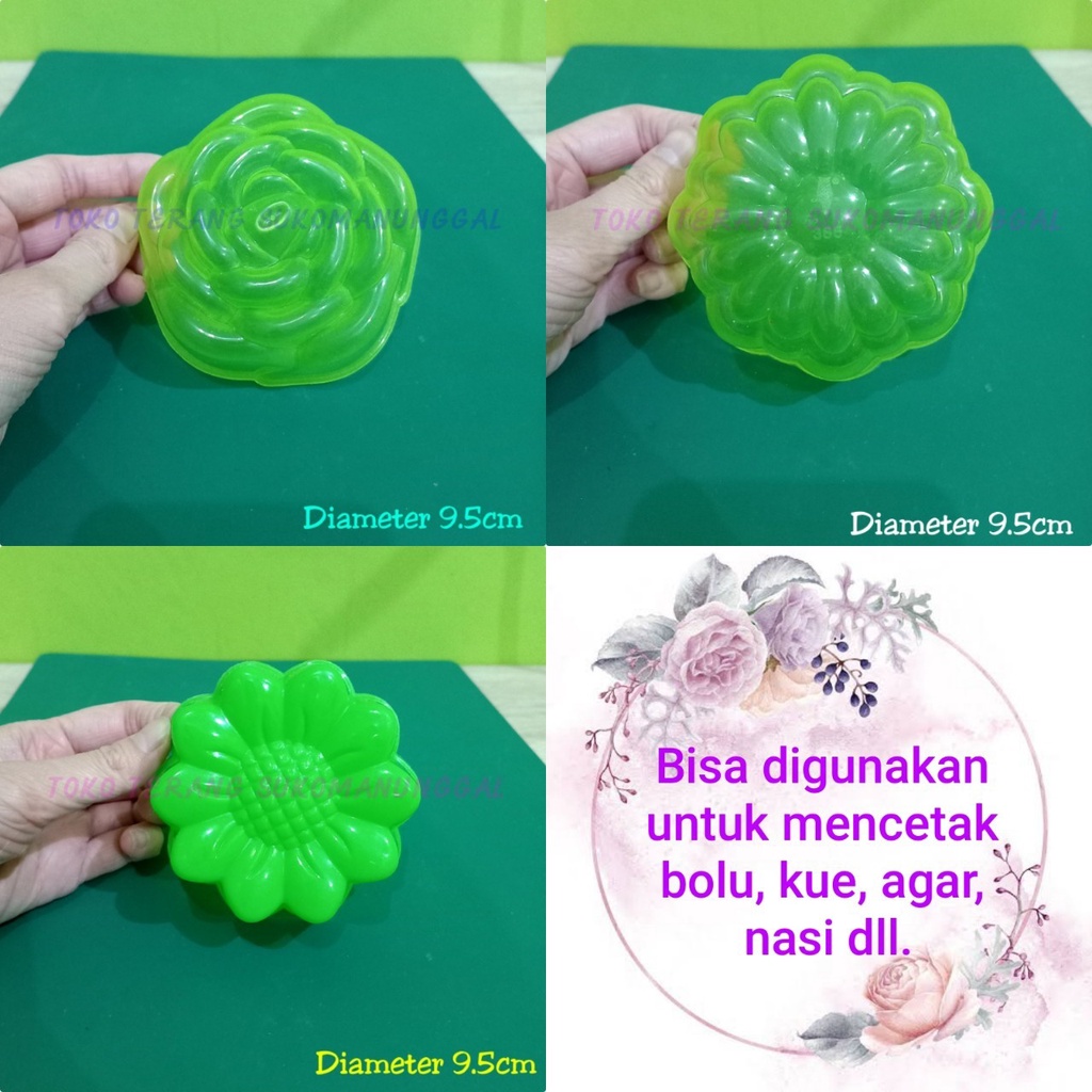 Jual Cetakan bunga mawar matahari bougenvill cetakan nasi bento nasi ...