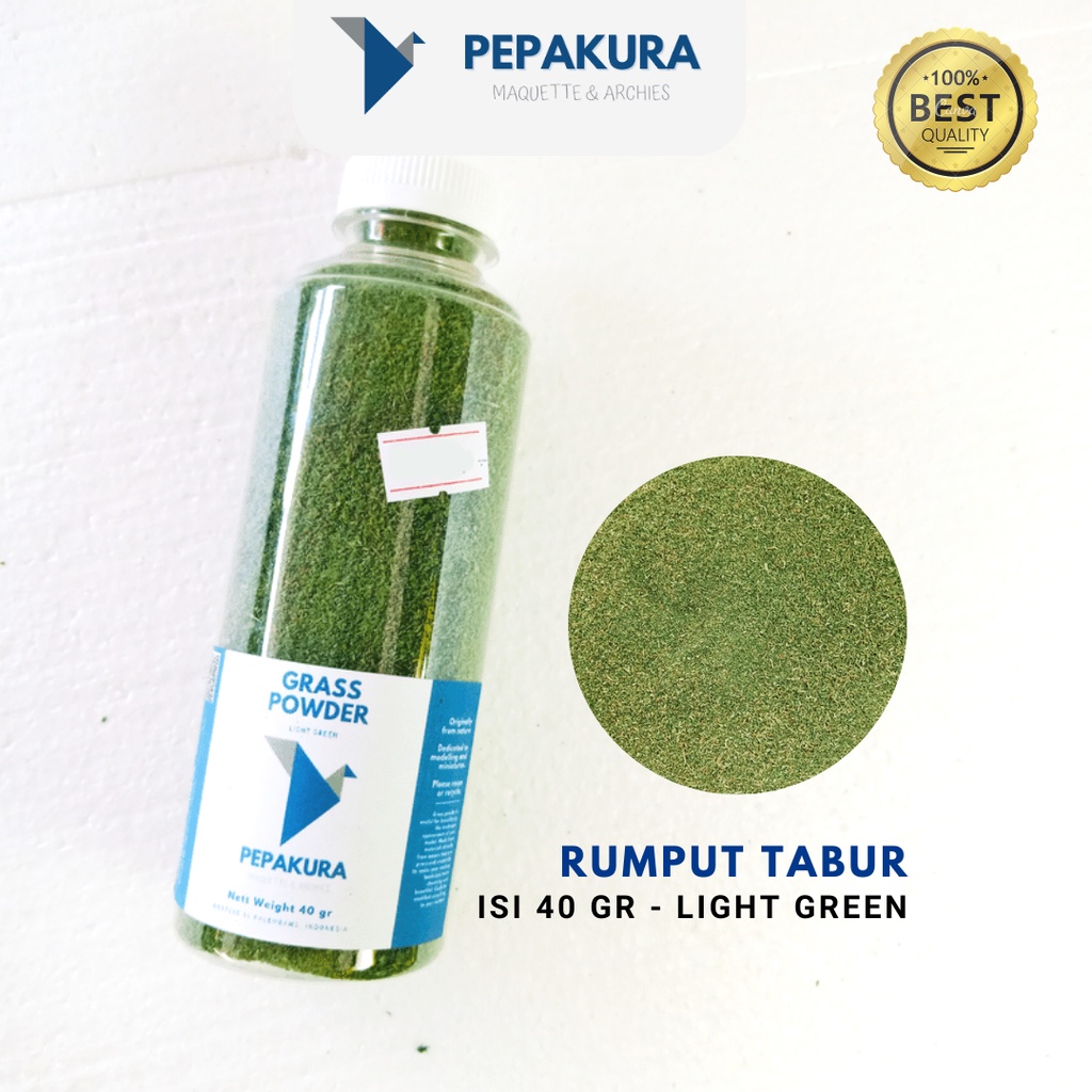 Jual Grass Powder - Serbuk Rumput isi 40 gr - Rumput Tabur Maket ...