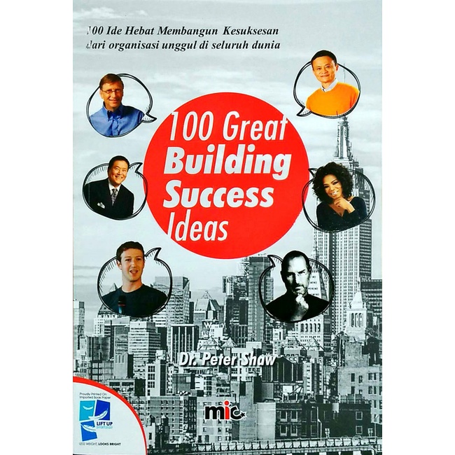 Jual Buku 100 Great Building Success Ideas . Dr. Peter Shaw | Shopee Indonesia