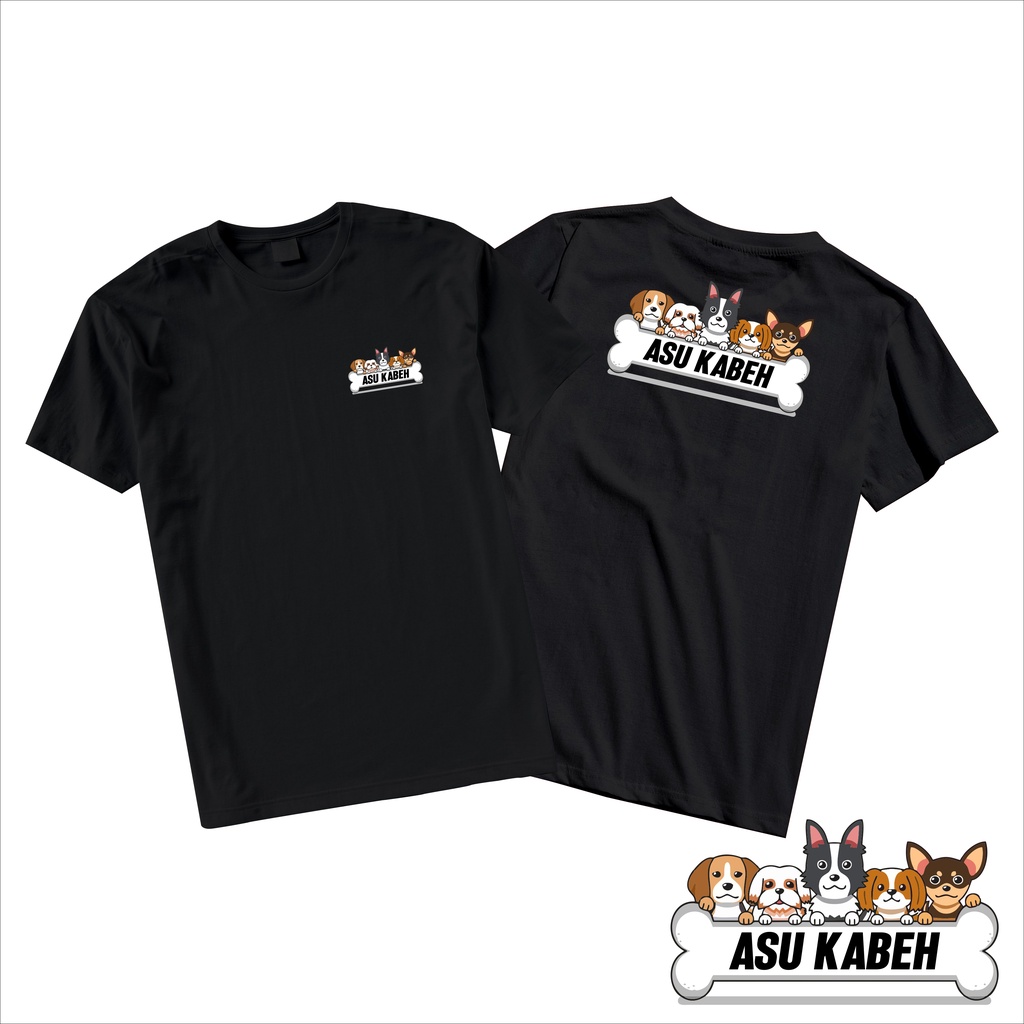 Jual KAOS ASU KABEH KATA KATA LUCU ANJING | Shopee Indonesia