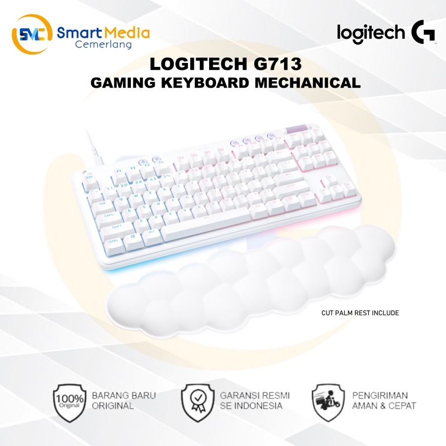 Jual Logitech G713 Keyboard Gaming Mechanical TKL RGB Lighting | Shopee Indonesia
