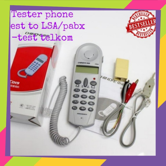Jual Kabel Konektor Test Phone Tester Phone Lsa | Shopee Indonesia