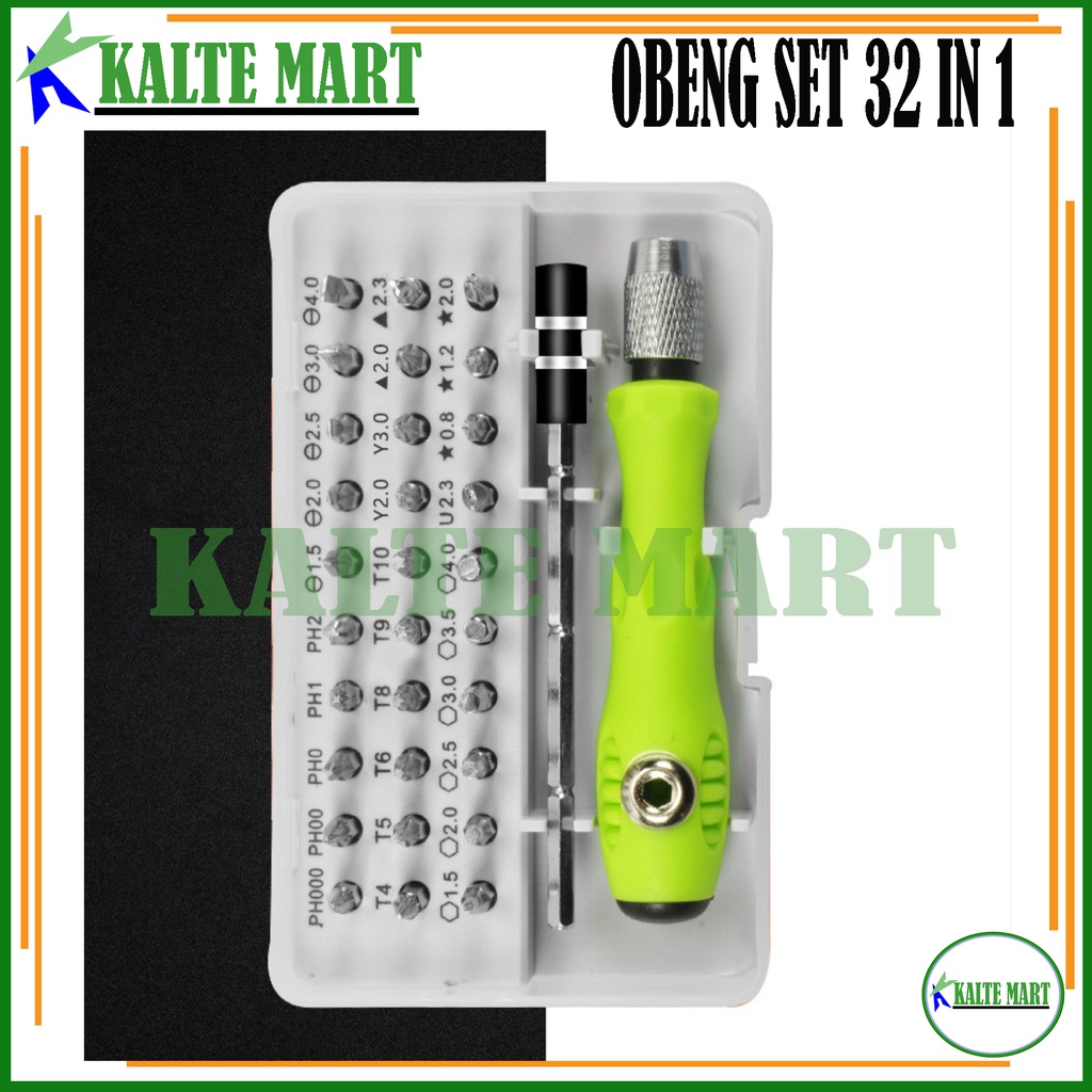 Jual Obeng Set Murah 32 in 1 Multifungsi, Obeng Serbaguna, Obeng magnet ...