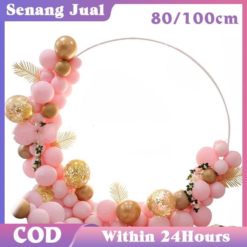 Jual 100cm Ring Balon / Garland Balon / Gate Balon / Dekor Balon Ulang ...