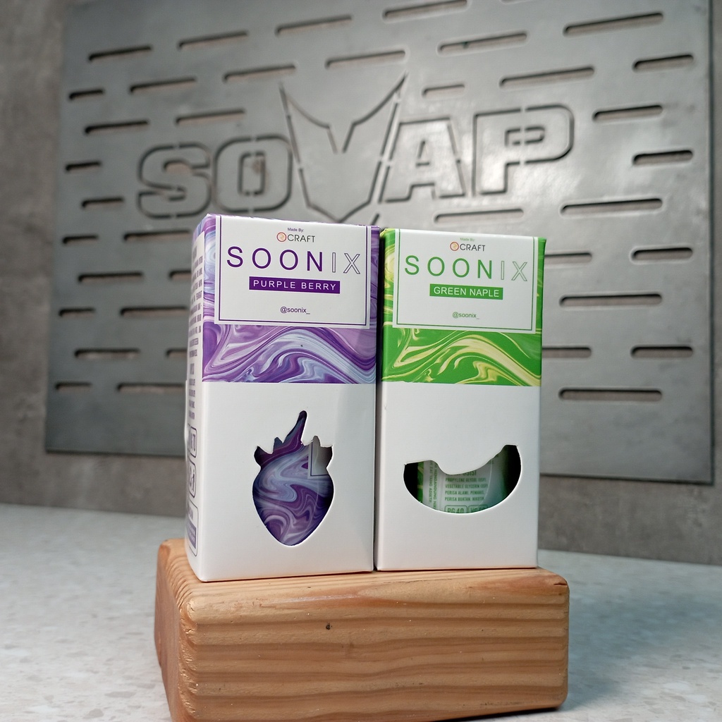 Jual Soonix Purple Berry & Green Naple 3mg 60ml by Rcraft x SuperSonix ...